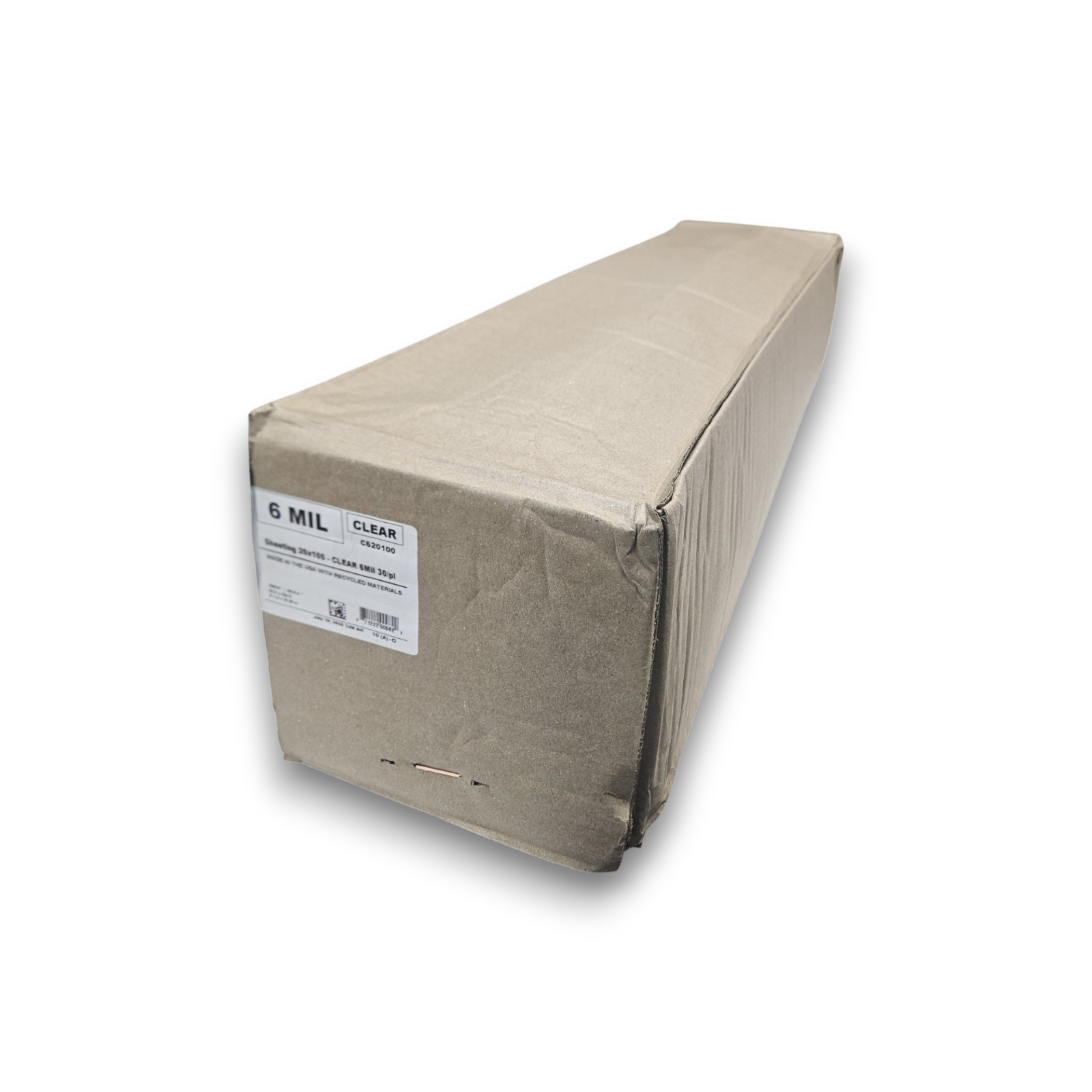 Construction Plastic Sheeting 20x100 6 Mil Clear Polyethylene – MAC ...