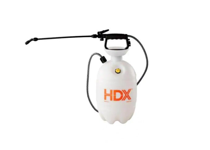2 Gallon. HDX Pump Sprayer, Multi Purpose Heavy Duty Pump, Comfort Gri ...